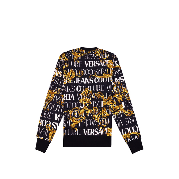 Versace Jeans Collection | Sweaters | Versace Jeans Black And Gold ...
